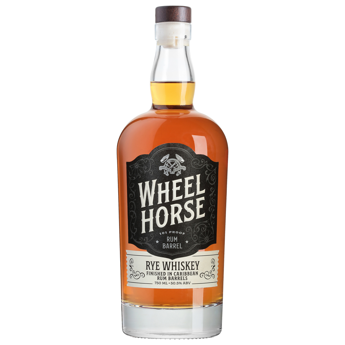 Rye Finished in Rum Barrels (Summer 2024) – Wheel Horse Whiskey